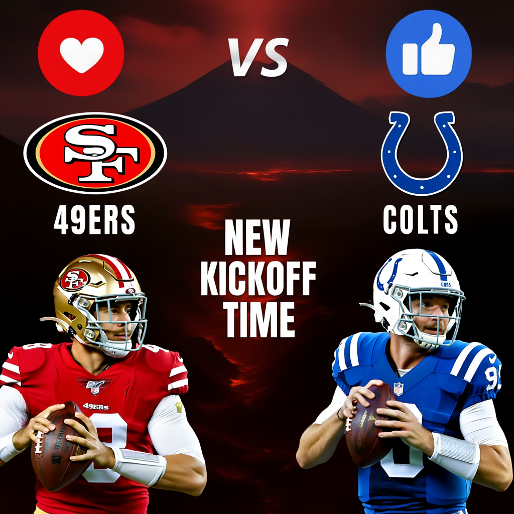 TIME UPDATE: Colts vs. 49ers at Lucas Oil Stadium — Kickoff Time ...