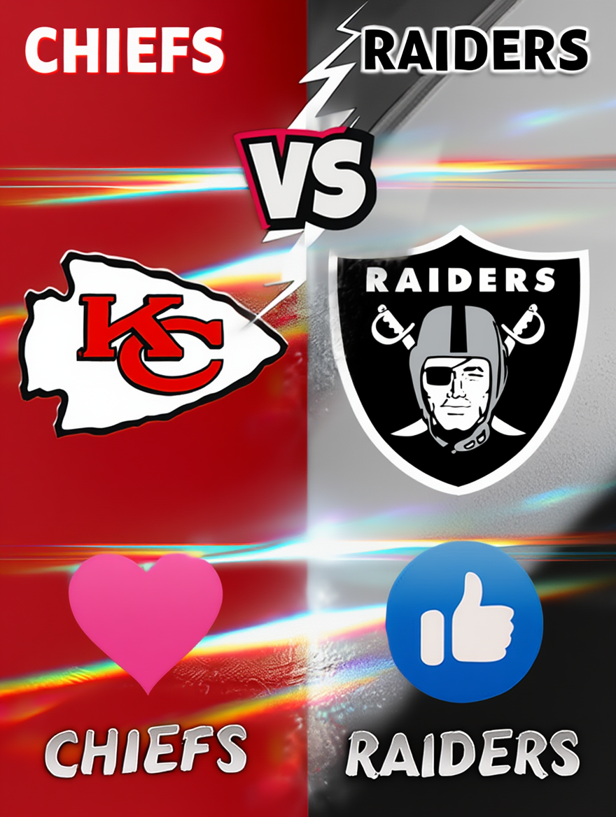 🚨TIME UPDATE: Raiders vs. Chiefs at Allegiant Stadium — Kickoff Time ...