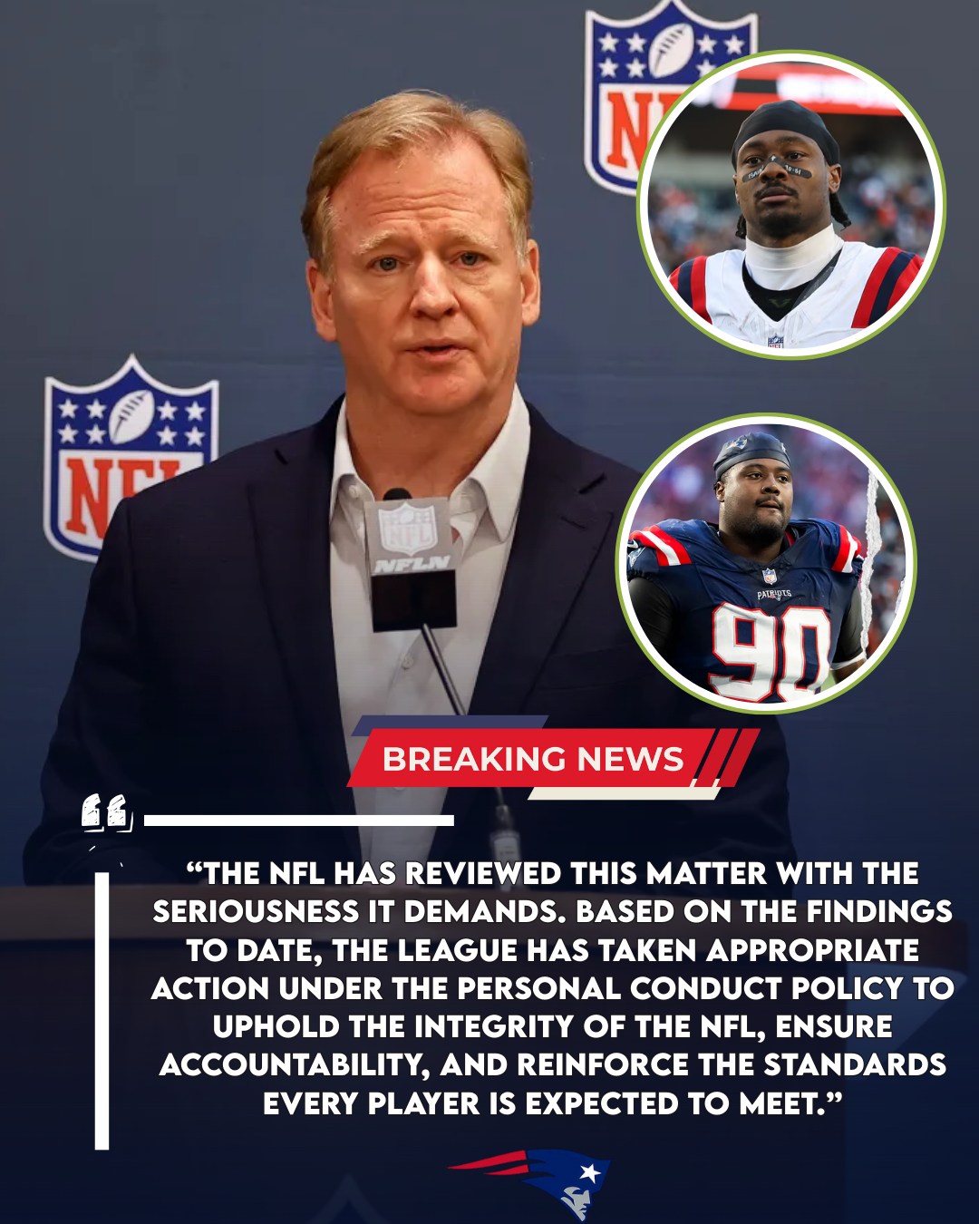 🚨 OFFICIAL: The NFL has made its final ruling on Patriots stars Stefon ...