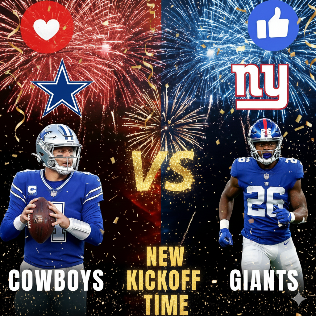 🚨 GAME CHANGER: New York Giants vs Dallas Cowboys at MetLife Stadium ...