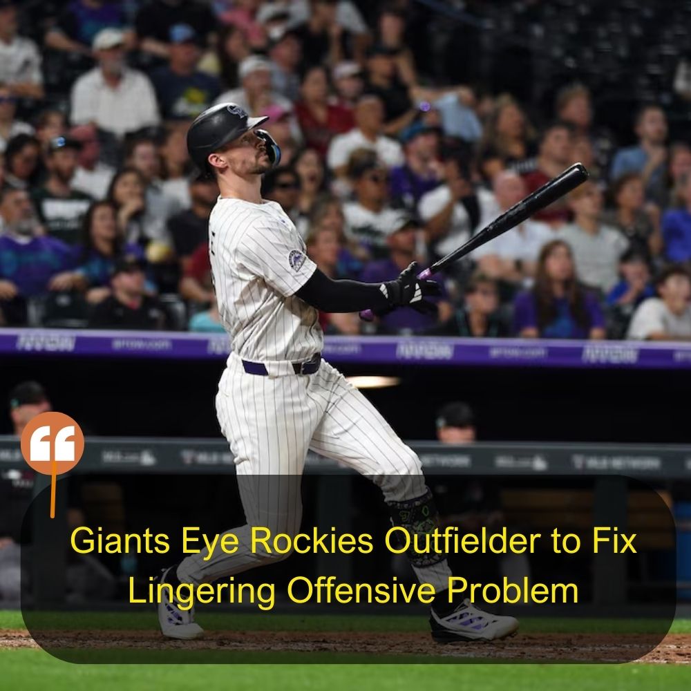 BREAKING NEWS: Giants Eye Rockies Outfielder to Fix Lingering Offensive ...