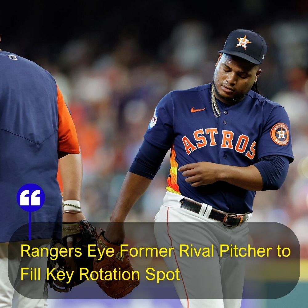 Rangers Eye Former Rival Pitcher to Fill Key Rotation Spot - NEWS USA